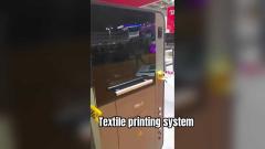 Textile printing system with Kyocera print head