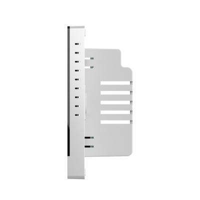 China RS485 Modbus AI Voice Touch Screen Thermostat for Fan Coil Unit 86mm*86mm*10.5mm for sale