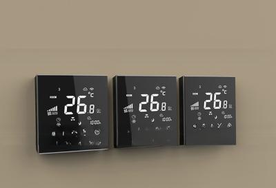 China 16A RS485 Modbus Touch Screen WIFI Smart Thermostat for Electric Underfloor Heating for sale