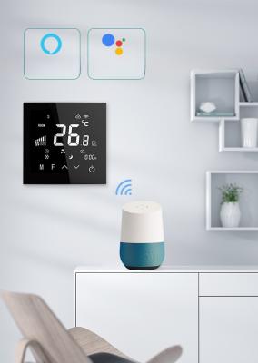 China 16A RS485 Modbus Touch Screen WIFI Smart Thermostat for Electric Underfloor Heating for sale