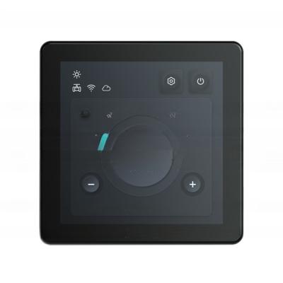 China DC Brushless Fan Coil Unit Color Screen Programmable Thermostat with Touch Operation for sale