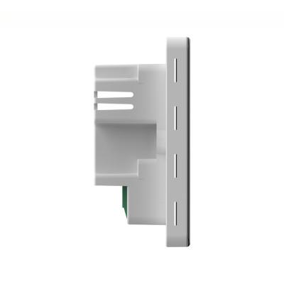 China DC Brushless Fan Coil Unit Color Screen Programmable Thermostat with Touch Operation for sale