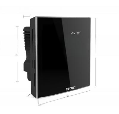 China Mirror Screen FCU Thermostat with RS485 Modbus Communication and Wide Temperature Range for sale