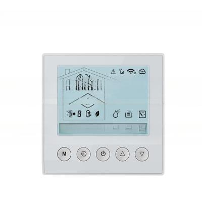 China HRV/ERV Modbus Thermostat with WiFi Display and Acrylic Temperature Control Range for sale