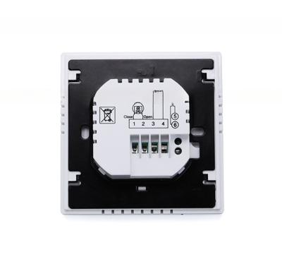 China 0.5C Display Accuracy White Programmable WiFi HVAC Room Thermostat for Under Floor Heating for sale