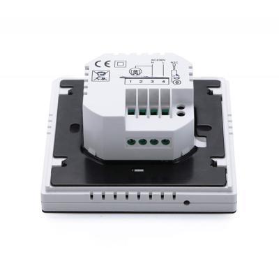 China 0.5C Display Accuracy White Programmable WiFi HVAC Room Thermostat for Under Floor Heating for sale