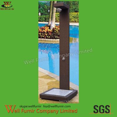 China Supply Rattan Shower, High Quality Outdoor Shower, Rattan Garden Furniture, Well Furnir, for sale