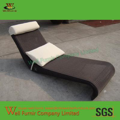China Supply Cheap Sun Lounger, Poolside Chaise Lounge, Rattan Garden Furniture, for sale