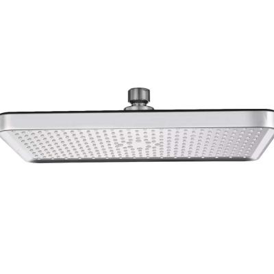 China ABS Plastic Square Bathroom Wash Shower Head With And Chrome Top Onsite Installation for sale