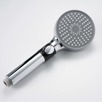 China Handheld Shower Head Pressurized Bathroom Nozzle 3 Functions One Key Water Stop Function Can Be Detachable Second Change Spray Gun for sale