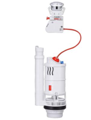 中国 2点のダブルフラッシュケーブル トイレバルブ トップとサイドボタン ABS素材で 浴室用水槽交換キット 販売のため