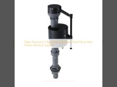 Pressione dell'acqua 0.3 Bar-16bar La valvola dell'acqua regolabile di migliore qualità per WC in stile americano