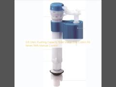 3/6 Liters Flushing Capacity Toilet Water Tank Cistern Fill Valves With Manual Control