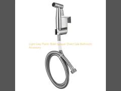 Light Grey Plastic Bidet Sprayer Direct Sale Bathroom Accessory