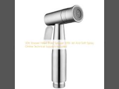 304 Pulvérisateur à tête de douche avec jet et pulvérisation douce Support technique en ligne inclus