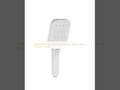 Faucon de douche chaude et froide en trois modes avec finition chrome