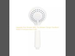 Upgrade Your Shower With This Modern Design Handheld Head 3 Functions And 3 Jets
