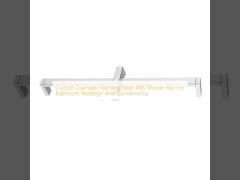 Custom Diameter Stainless Steel ABS Shower Rail For Bathroom Redesign And Convenience
