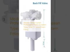 Moderne witte Xiamen professionele kunststof Europese soorten Toilet vulklep Cisterne Fitting