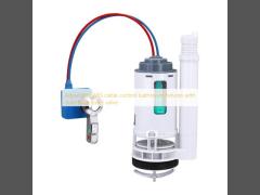 Adjustable ABS cable control bathroom fixtures with dual-flush toilet valve