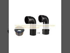 Modern design bathroom toilet faucet connection hidden water tank HDPE outlet elbow pipe