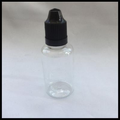 Cina il succo di 30ml Vape imbottiglia le bottiglie di plastica innocue per i bambini delle bottiglie del contagoccia dell'ANIMALE DOMESTICO in vendita