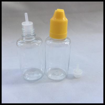 Cina il succo di 30ml Vape imbottiglia le bottiglie di plastica innocue per i bambini delle bottiglie del contagoccia dell'ANIMALE DOMESTICO in vendita