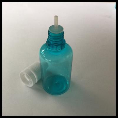 Cina Pet le bottiglie vuote blu del liquido Ejuice del contagoccia delle bottiglie di plastica E delle bottiglie 30ml in vendita