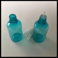 China Pet Dropper Bottles 30ml Plastic Ejuice Bottles Blue Empty E Liquid Bottles for sale