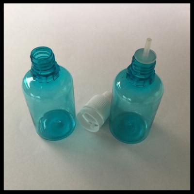 Cina Pet le bottiglie vuote blu del liquido Ejuice del contagoccia delle bottiglie di plastica E delle bottiglie 30ml in vendita