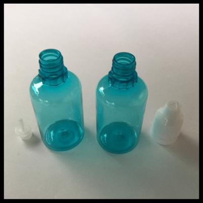 Cina Pet le bottiglie vuote blu del liquido Ejuice del contagoccia delle bottiglie di plastica E delle bottiglie 30ml in vendita
