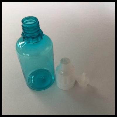Cina Pet le bottiglie vuote blu del liquido Ejuice del contagoccia delle bottiglie di plastica E delle bottiglie 30ml in vendita