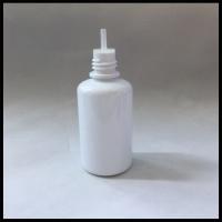 China 30ml White Plastic Bottles PET Dropper Bottles Empty E Liquid Bottles for sale