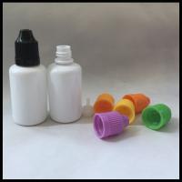 China 30ml White Plastic Bottles PET Dropper Bottles Empty E Liquid Bottles for sale
