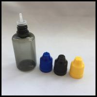 China Black 30ml E Liquid Bottle Pet Dropper Bottles Plastic E Cigarette Bottle for sale