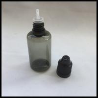China Black 30ml E Liquid Bottle Pet Dropper Bottles Plastic E Cigarette Bottle for sale