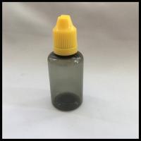 China Black 30ml E Liquid Bottle Pet Dropper Bottles Plastic E Cigarette Bottle for sale