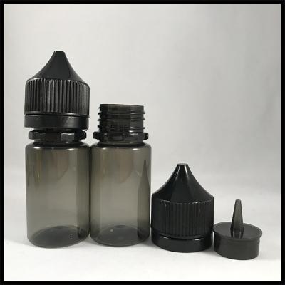 China As garrafas transparentes pretas do animal de estimação 30ml, o conta-gotas 30ml plástico feito sob encomenda engarrafam o volume à venda