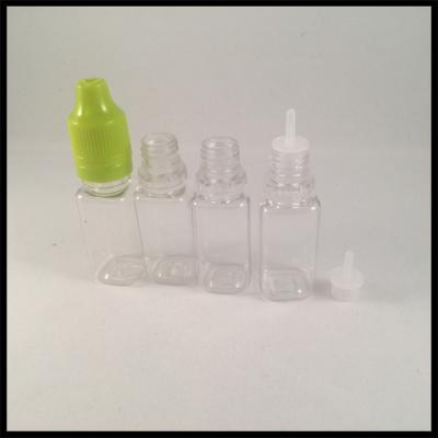 中国 透明なペット点滴器は10ml - 120ml Childproofタンパーの帽子の環境友好的--をびん詰めにします 販売のため