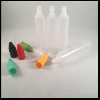 China PE Translucent Empty Plastic Dropper Bottles , 30ml Plastic Squeeze Bottles for sale