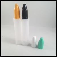 China PE Translucent Empty Plastic Dropper Bottles , 30ml Plastic Squeeze Bottles for sale