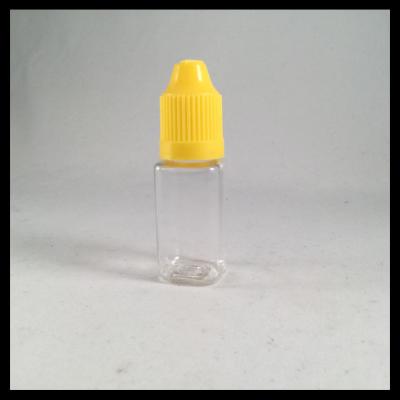 Cina Il chiaro contagoccia di plastica dell'ANIMALE DOMESTICO imbottiglia la resistenza di base dell'acido di stampa dello schermo 10ml in vendita