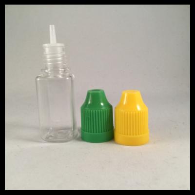 Cina Il chiaro contagoccia di plastica dell'ANIMALE DOMESTICO imbottiglia la resistenza di base dell'acido di stampa dello schermo 10ml in vendita