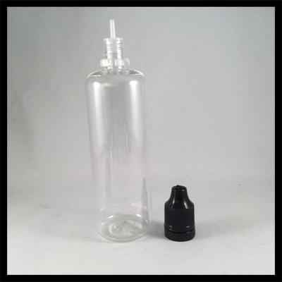 Cina Grandi bottiglie di plastica del contagoccia di capacità 100ml, chiare bottiglie vuote di plastica del contagoccia di occhio in vendita