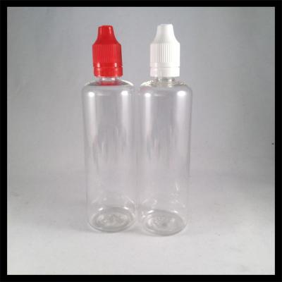 Cina Grandi bottiglie di plastica del contagoccia di capacità 100ml, chiare bottiglie vuote di plastica del contagoccia di occhio in vendita
