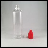 China Big Capacity 100ml Plastic Dropper Bottles , Clear Plastic Empty Eye Dropper Bottles for sale