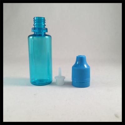 Cina Le bottiglie blu del contagoccia dell'ANIMALE DOMESTICO della plastica 20ml con il compressore innocuo per i bambini ricoprono non tossico in vendita