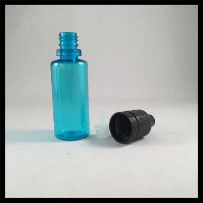 Cina Le bottiglie blu del contagoccia dell'ANIMALE DOMESTICO della plastica 20ml con il compressore innocuo per i bambini ricoprono non tossico in vendita