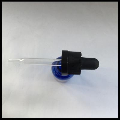 Cina Il piccolo contagoccia di occhio imbottiglia le bottiglie di plastica vuote del contagoccia dell'olio blu e essenziale in vendita