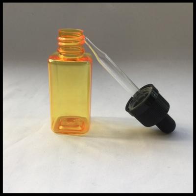 Cina Bottiglie di vetro quadrate per Packi cosmetico, bottiglie di plastica su ordinazione del contagoccia del contagoccia in vendita